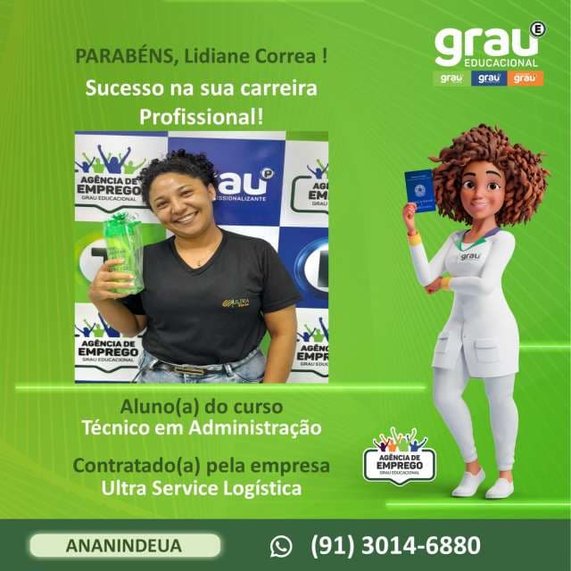 Grau Técnico | Notícias - Aluno Contratado